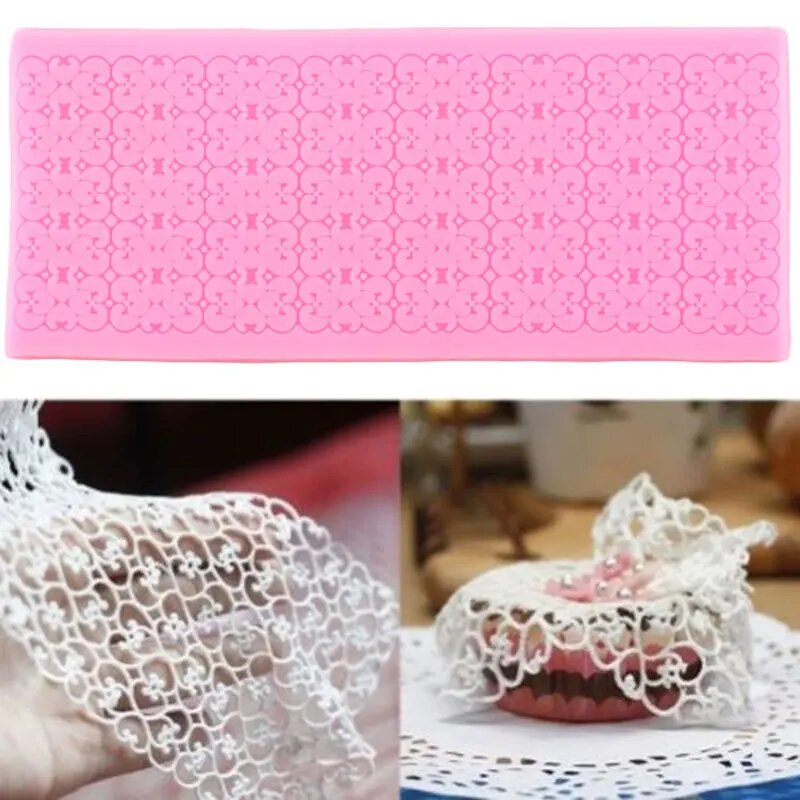 Силиконовая форма для торта с кружевной каймой