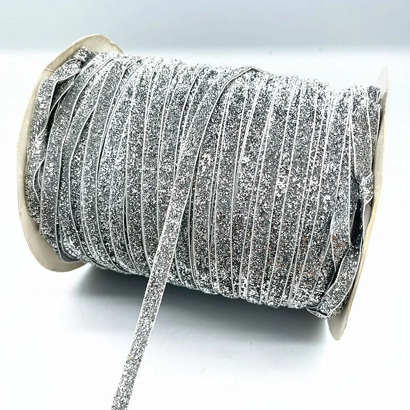 Блестящая бархатная лента BBRRXWYCGT 5 ярдов 6 мм 11