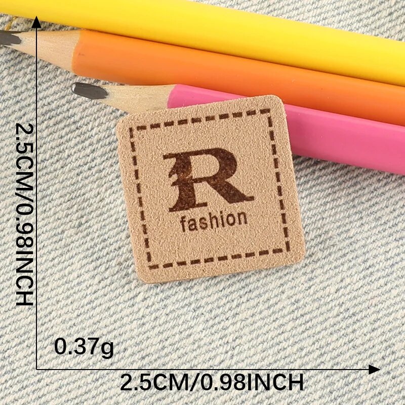 Тканевые этикетки с принтом 5 шт. 17- label 5Pcs