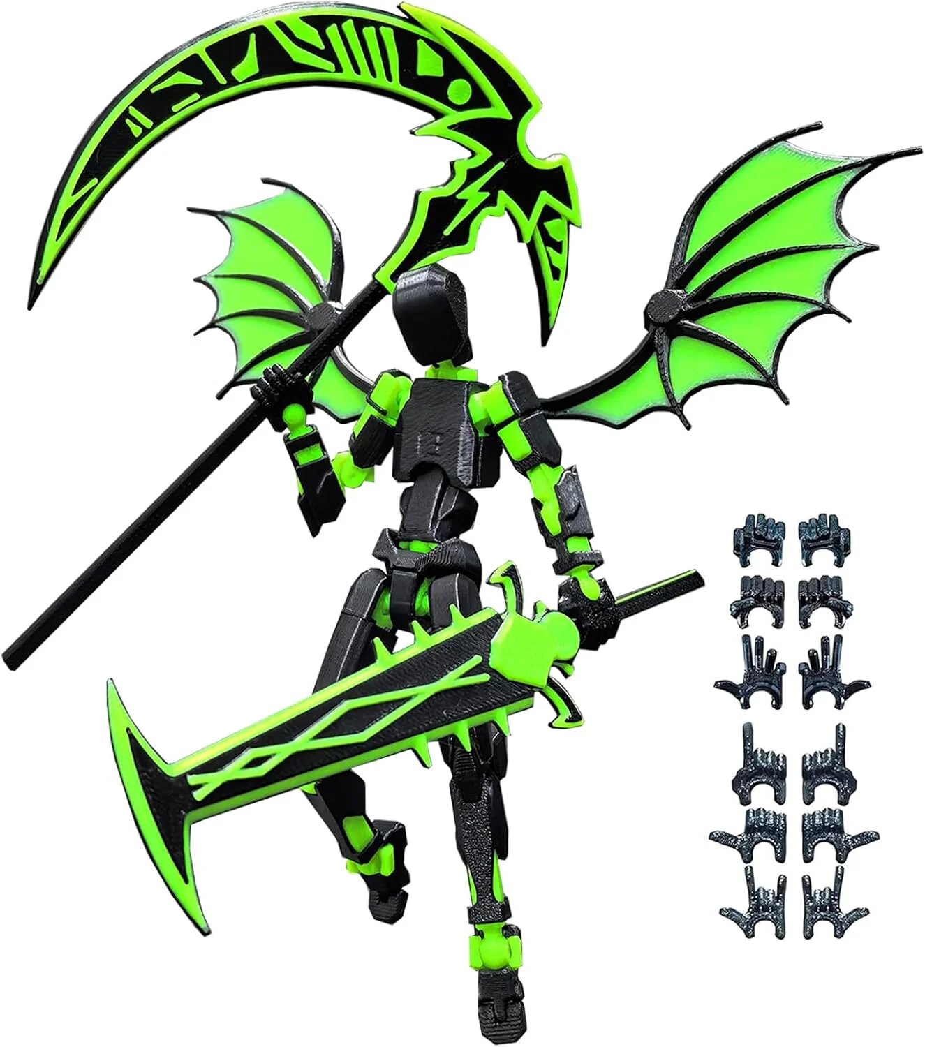 Фигурка T13 (сборка завершена), фигурка робота Titan 13, напечатанная на 3D-принтере фигурка манекена 13, шарнирная фигу