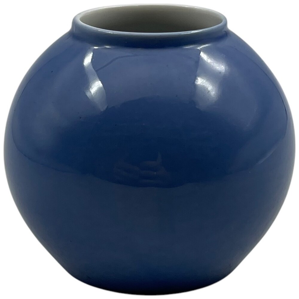 Ваза мини "Шар", 6.5 см. фарфор, 1960-1966 гг, Сысерть, СССР