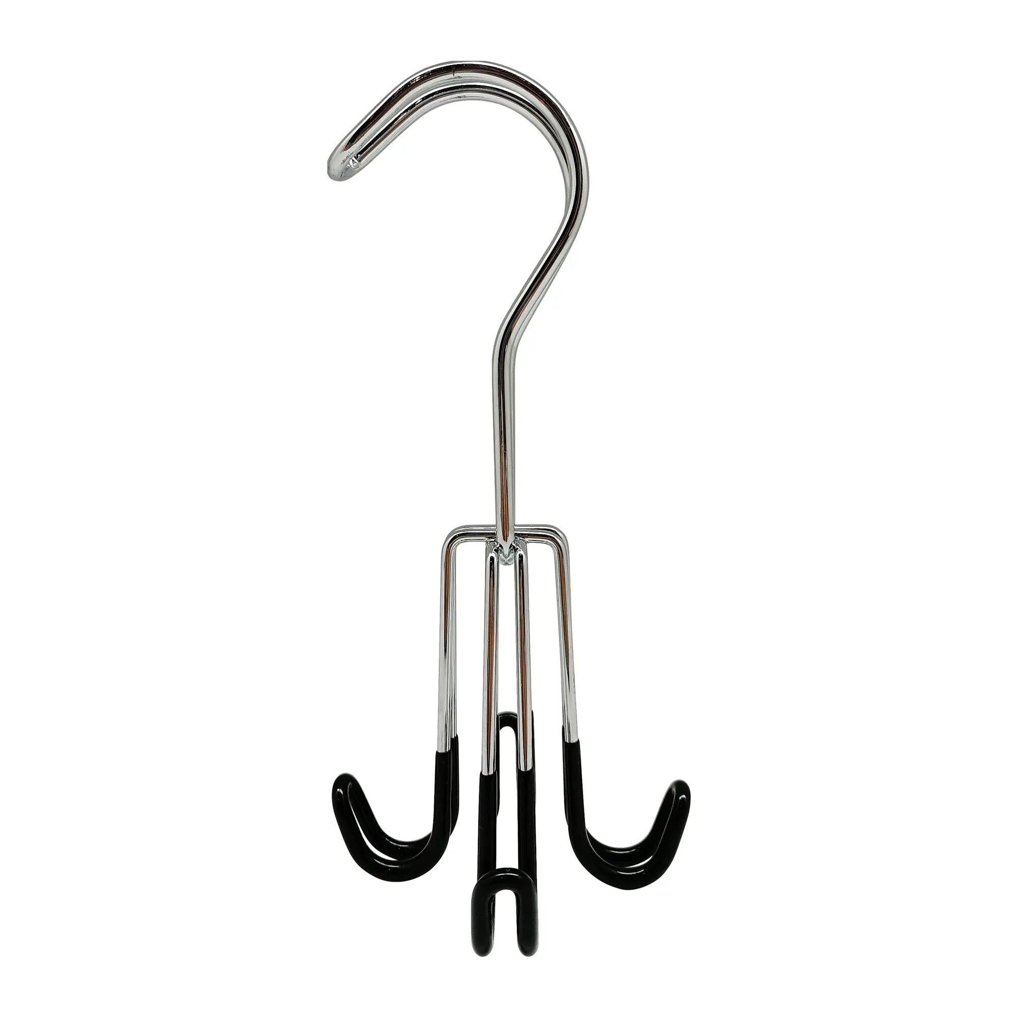 Spaceo вешалка для ремней 8 см из металла черного цвета настенный держатель