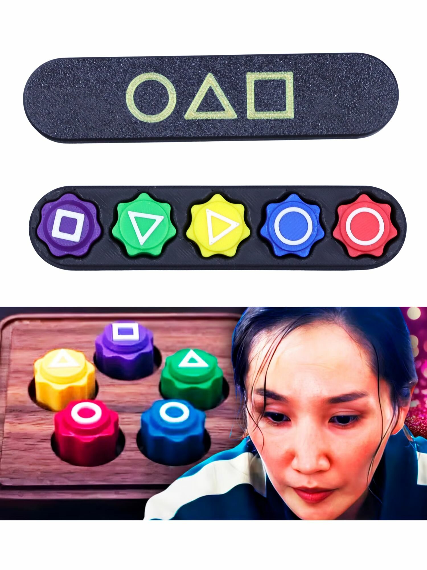 Набор для игры Гонги 5 камней для развития ловкости и координации, традиционная корейская игра