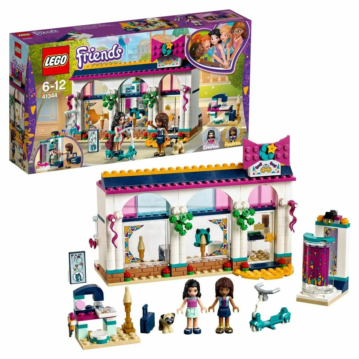 Конструктор Lego Friends магазин аксессуаров Андреа (41344)