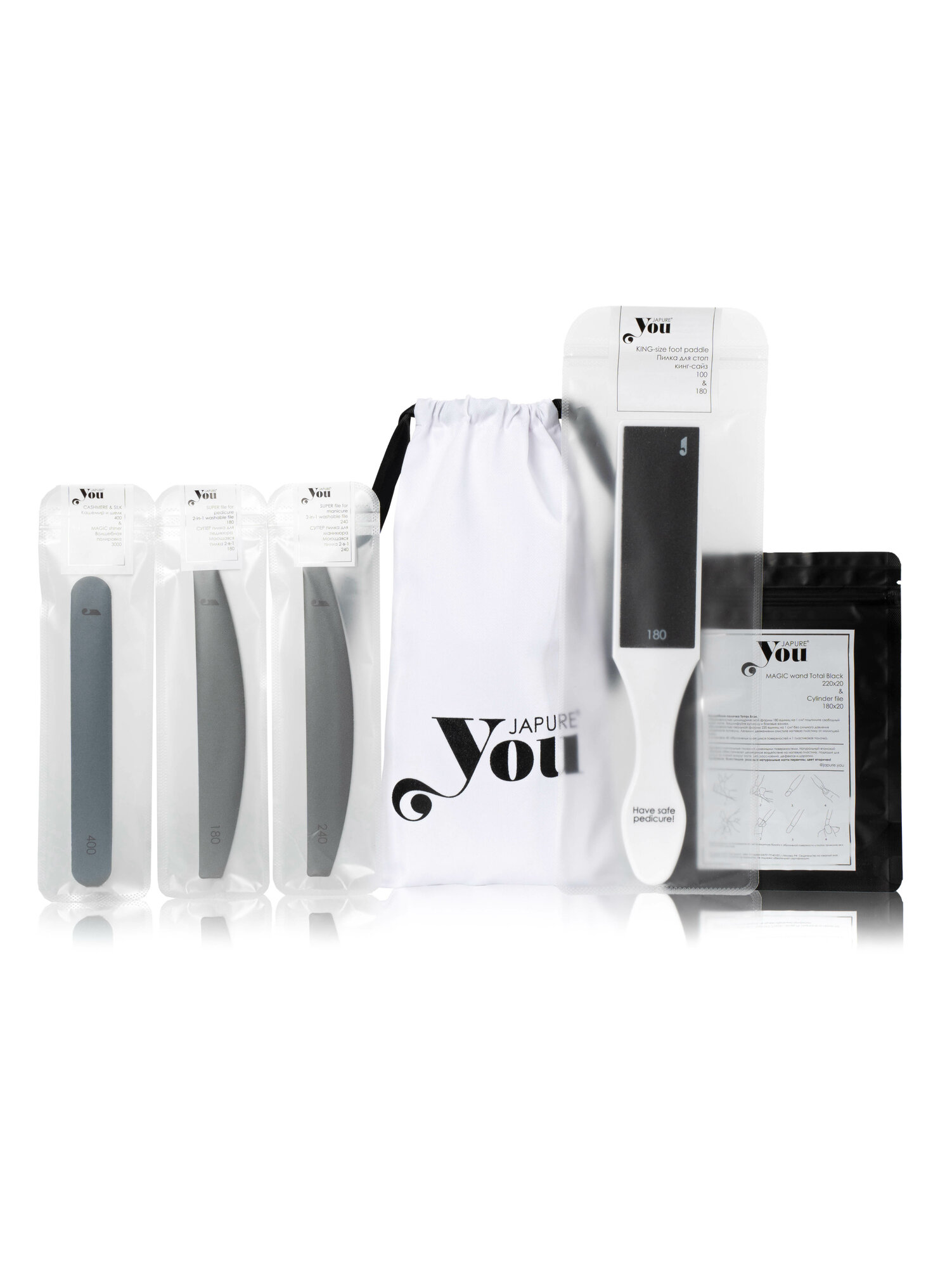 Набор в мешочке для маникюра и педикюра "Manicure + Pedicure Stars"