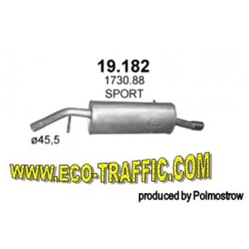 19.182 Глушитель автомобильный POLMOstrow 19182