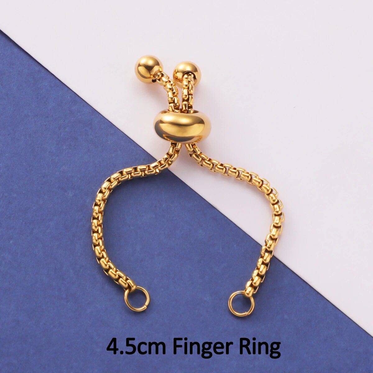 Каламори набор слайдеров для браслетов из нержавеющей стали 3 шт. 4.5cm-Gold Color