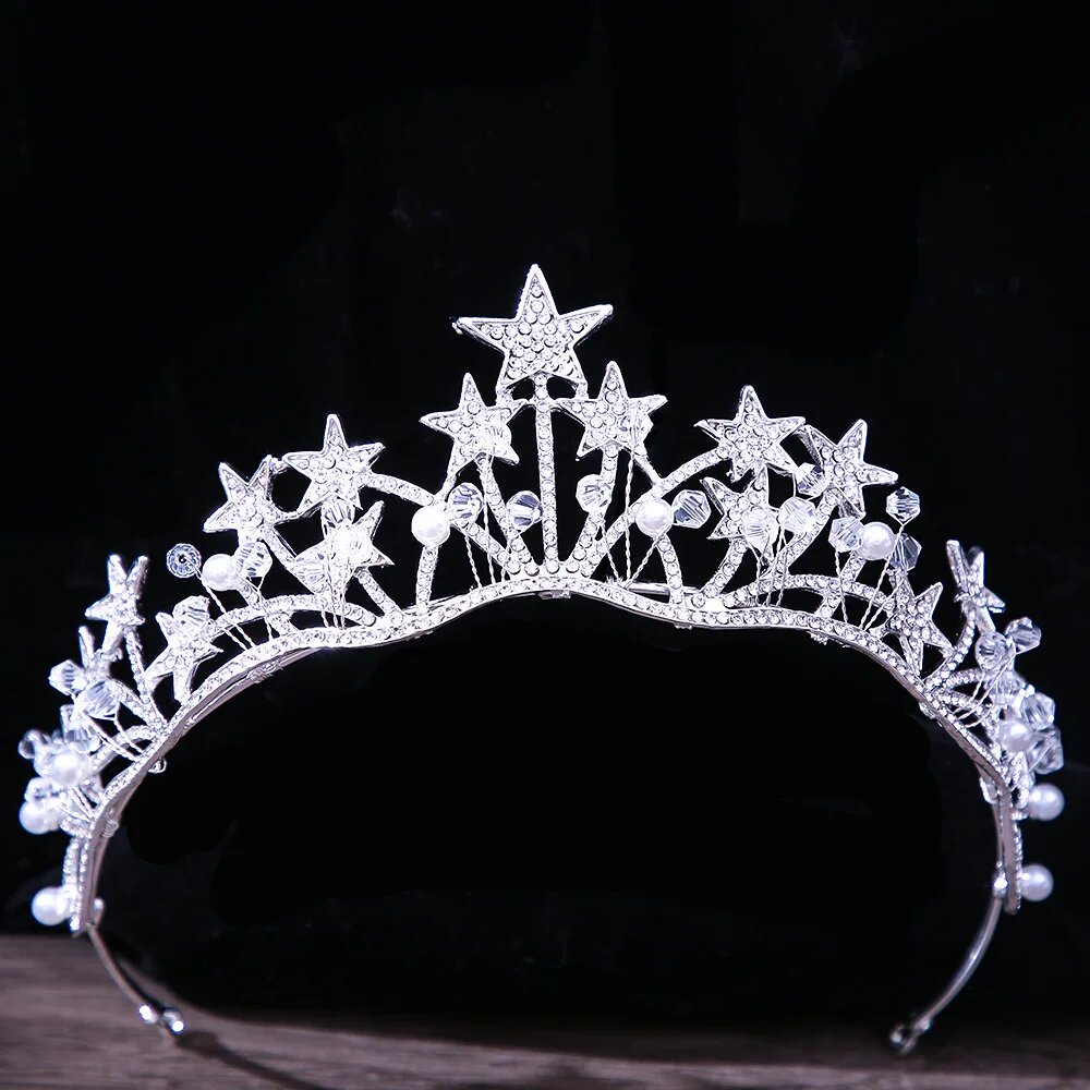 Серебряная диадема с звездами, Style D