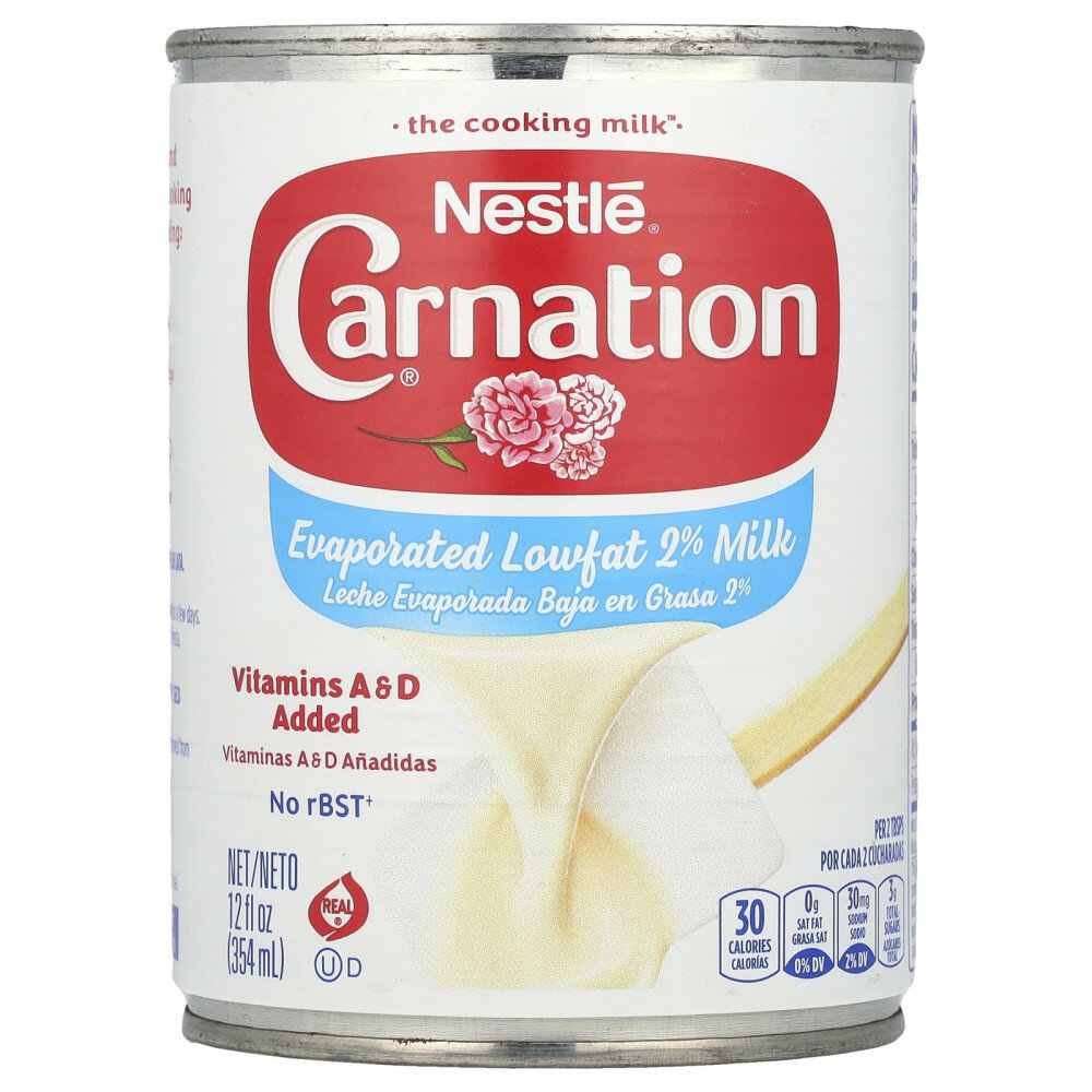 Carnation Milk, Сгущенное 2% молоко с низким содержанием жира, 354 мл (12 жидк. унц.)