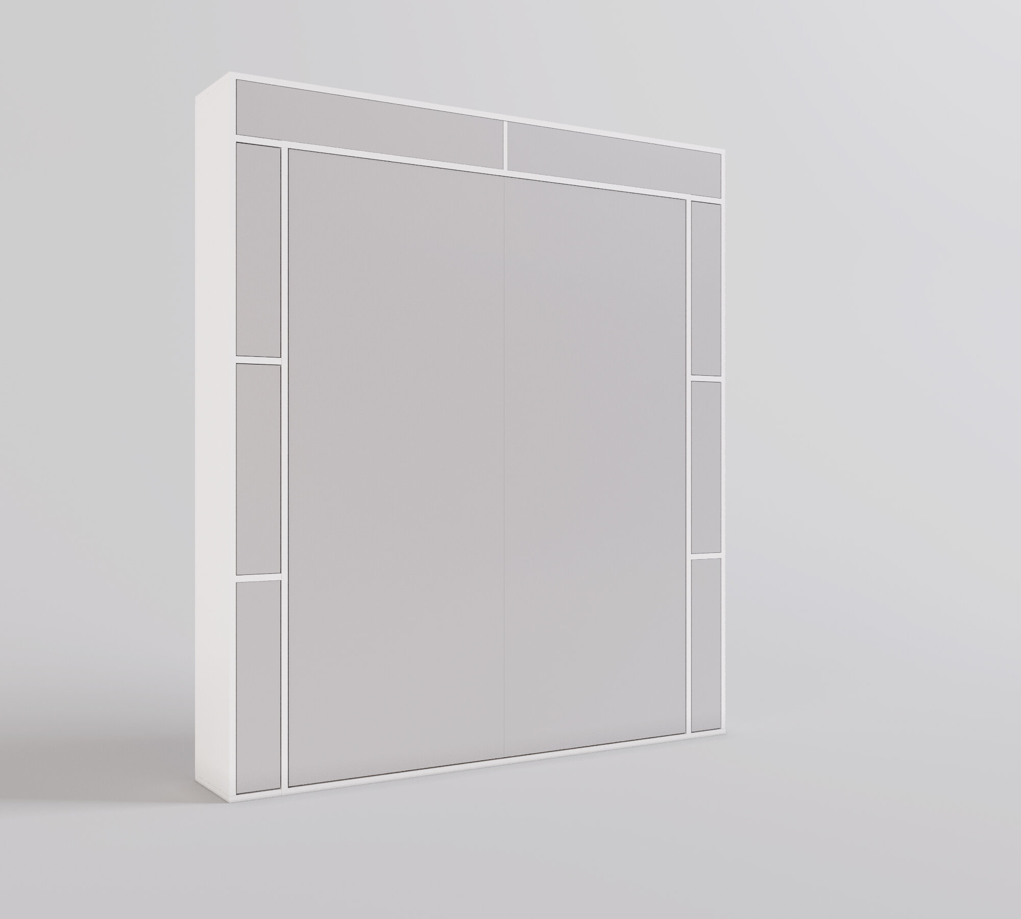 Шкаф кровать-трансформер с изголовьем Ergoroom Летто 1600 Форма Лайт Тренд