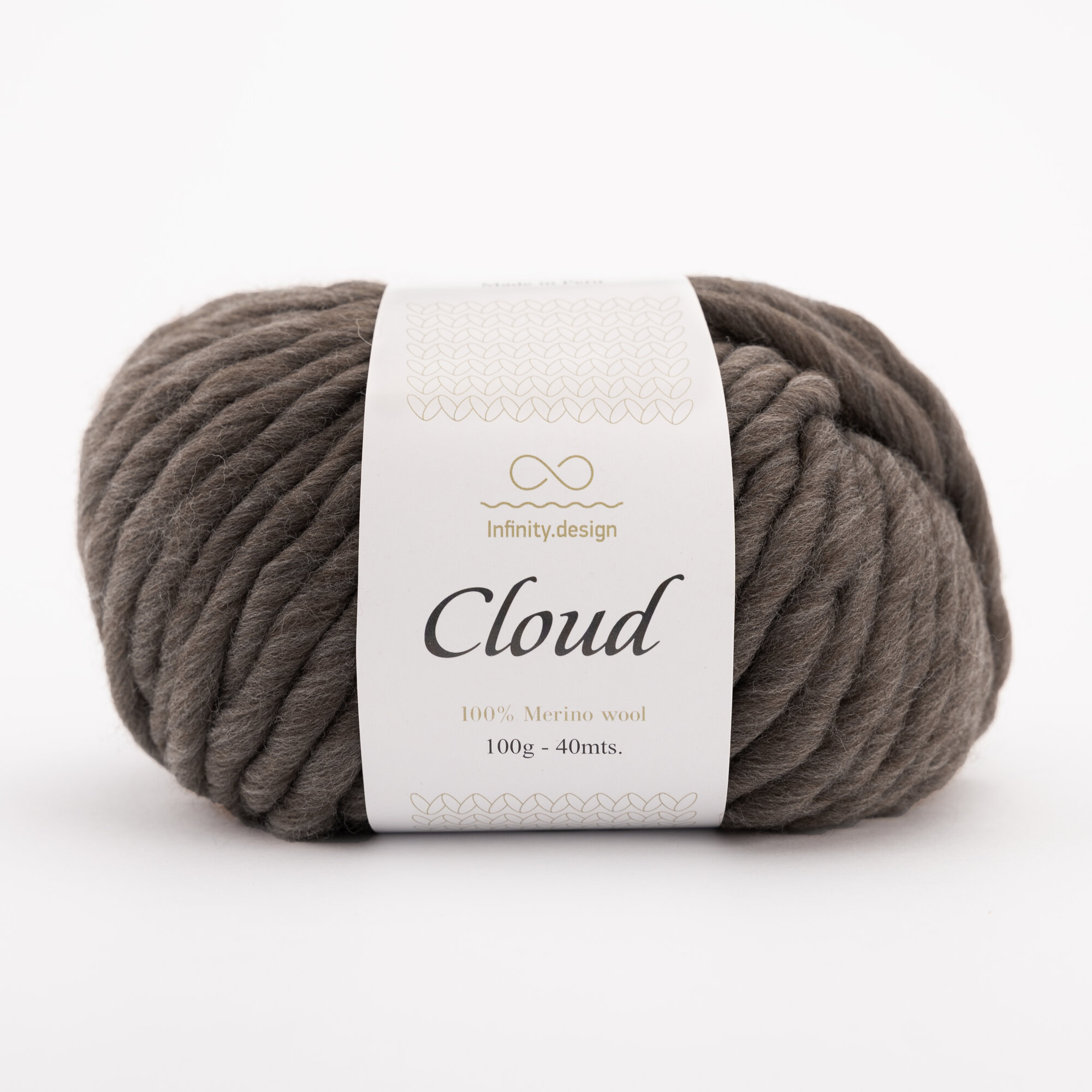 Пряжа INFINITY Cloud 0859 (2 мотка), 100% мериносовая шерсть, 100г, 40м