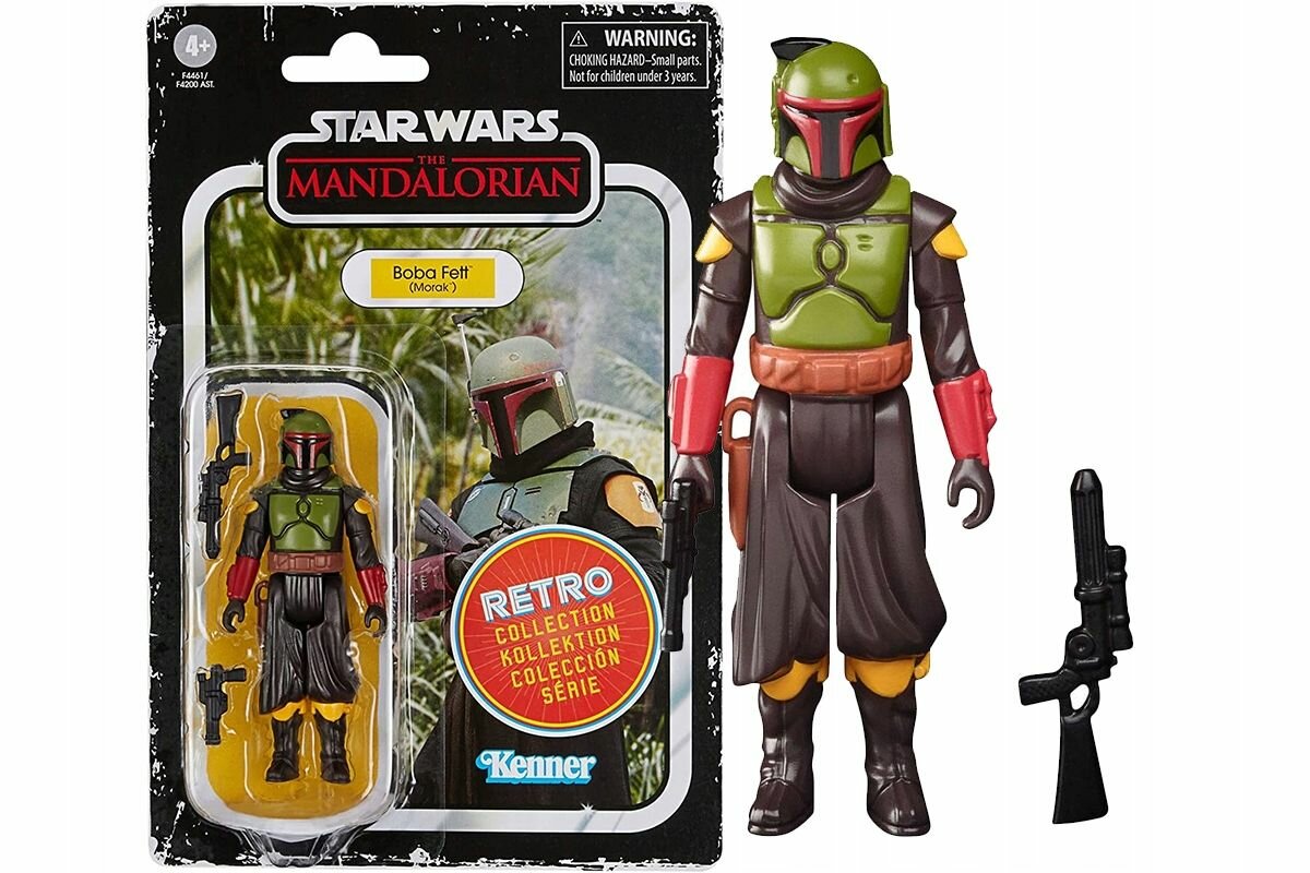 Фигурка Hasbro Star Wars Retro - Фигурка Бобы Фетта (Морак) 10 см - Хасбро Звездные Войны F4461