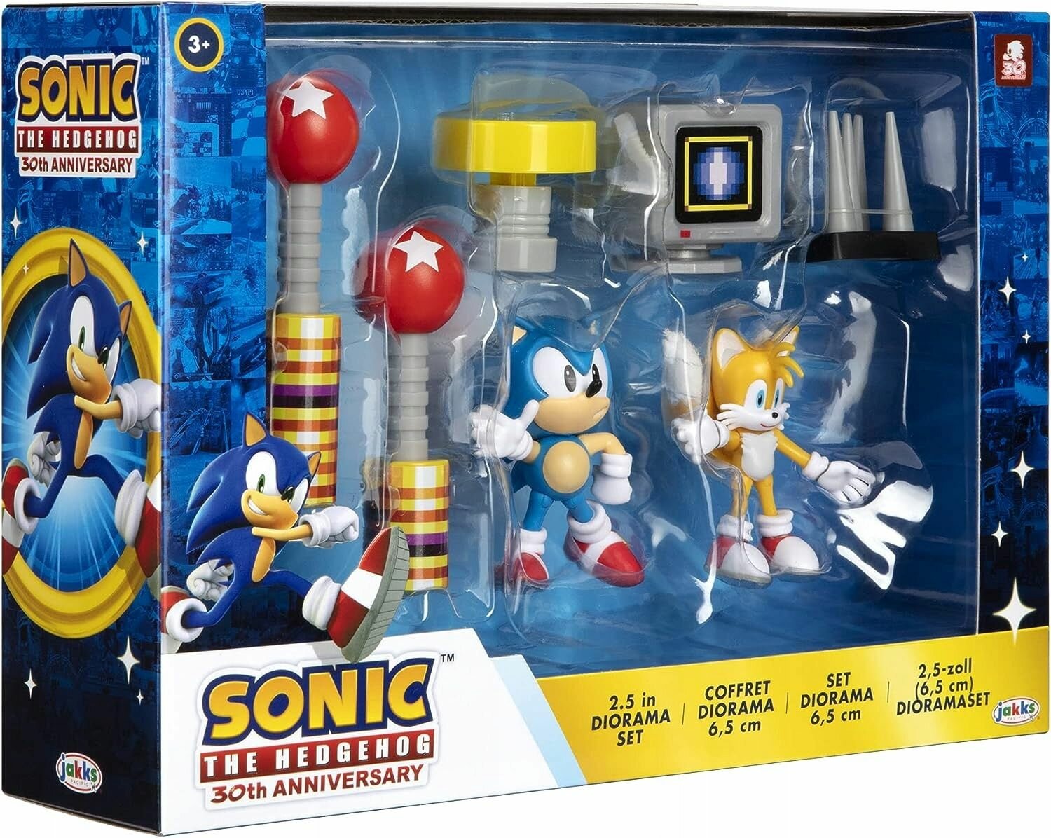 Фигурки JAKKS Pacific - SONIC the Hedgehog Диорамные фигурки Соника и Тейлза - Соник 40925