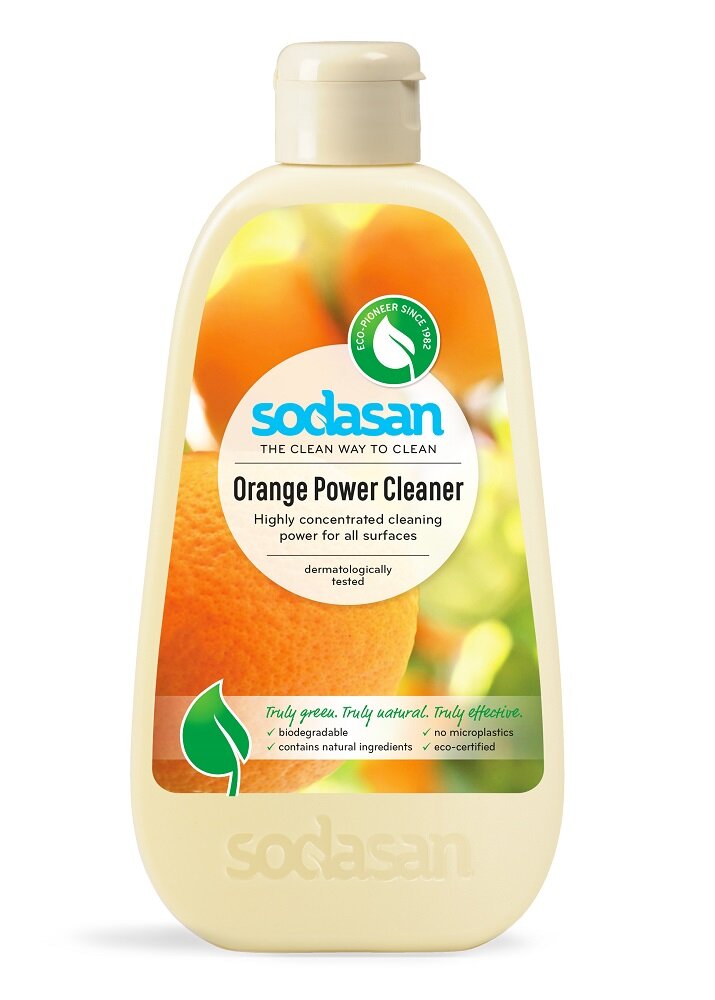 Универсальное моющее средство для удаления сильных загрязнений Апельсин. Sodasan, экологичный, натуральный