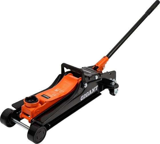 Гидравлический подкатной домкрат Gigant 2т низкий профиль, подхват-80мм, подъем-380мм, GSJL-2T