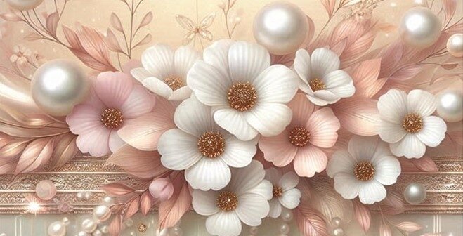 Конверты для денег, Нежные цветы, 10 шт.