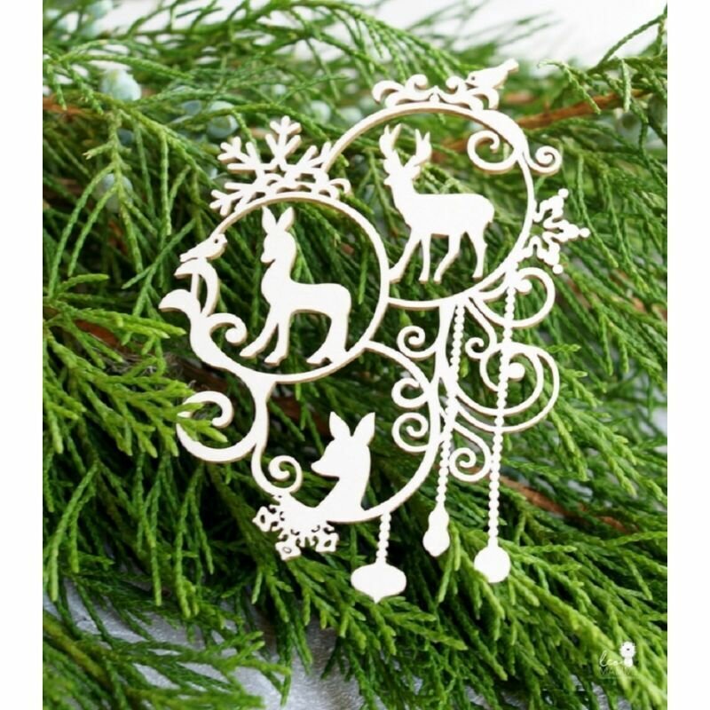 Чипборд LM-NG-257 Новогодние Игрушки 2