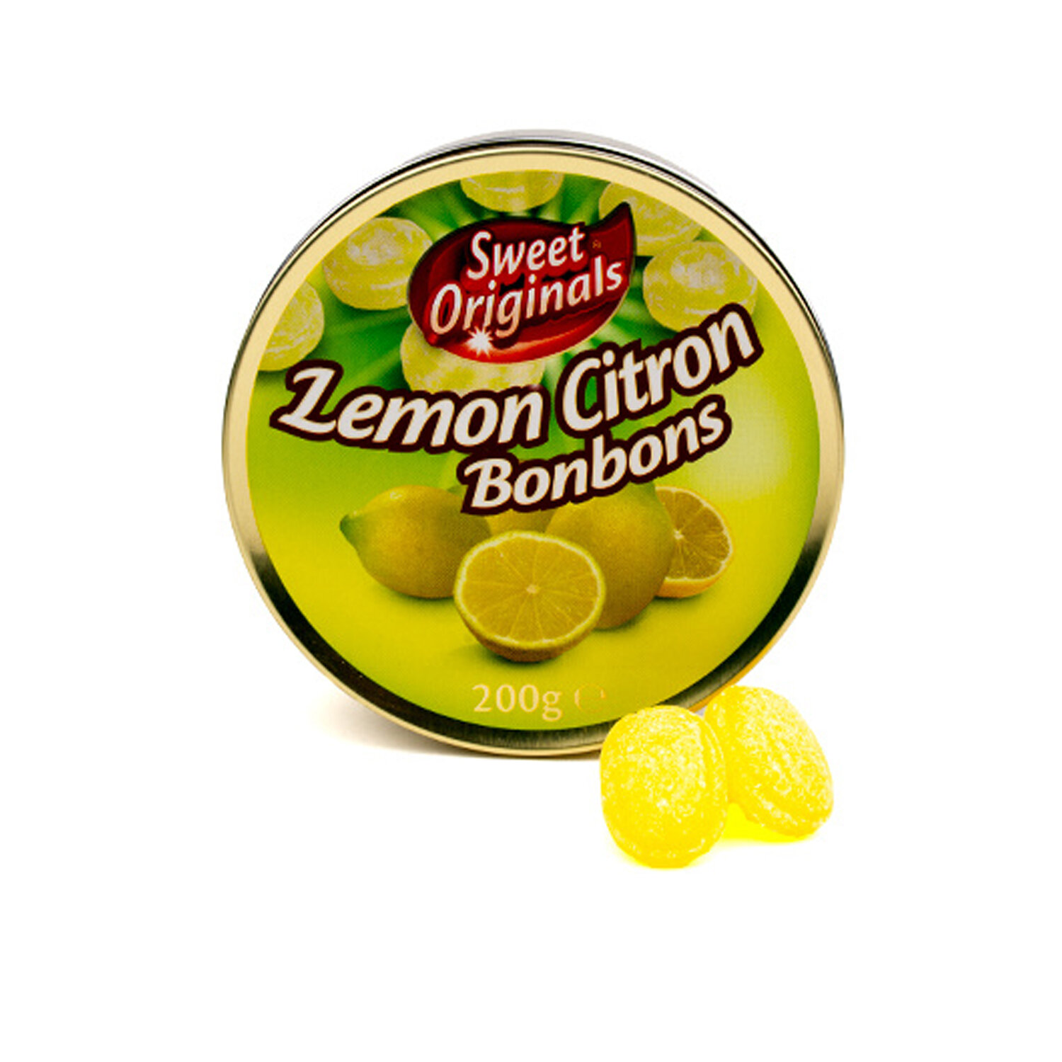 Леденцы "SWEET ORIGINALS" со вкусом лимона ж/б, 200г