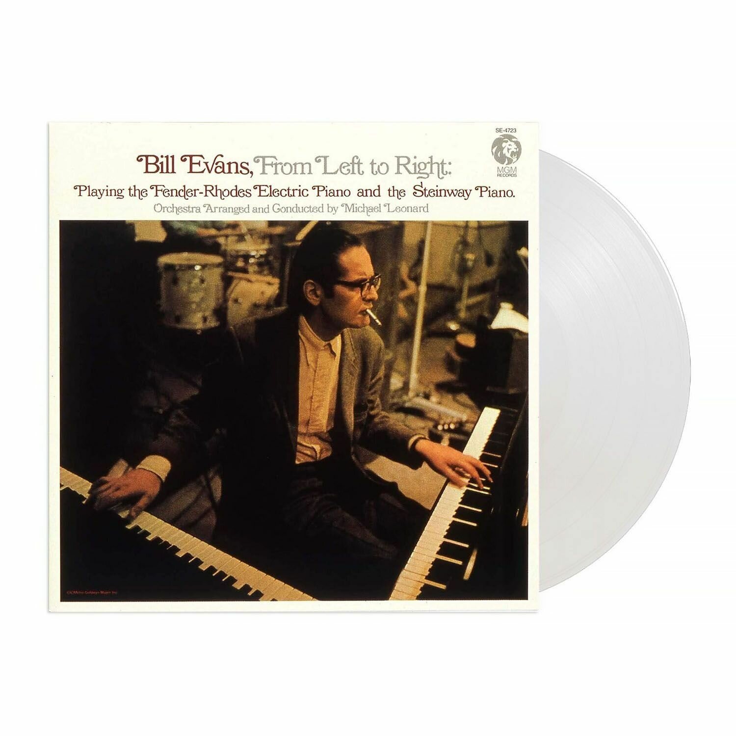 Виниловая пластинка Bill Evans - From Left To Right Vinyl, LP, Album, Limited Edition, Reissue, White Heavy Vinyl.