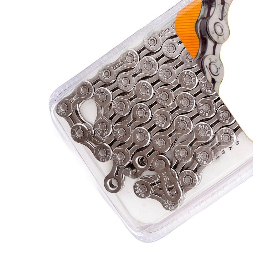 Цепь велосипедная F12, посеребренная, 12 скоростей, 116 звеньев