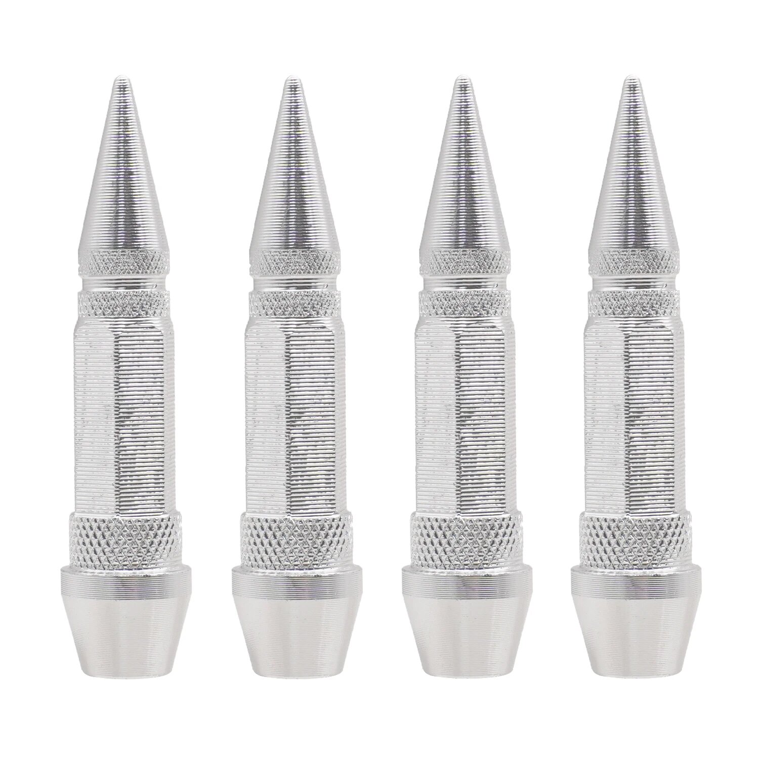 Колпачки для клапанов Silvery-60mm, 4 шт.