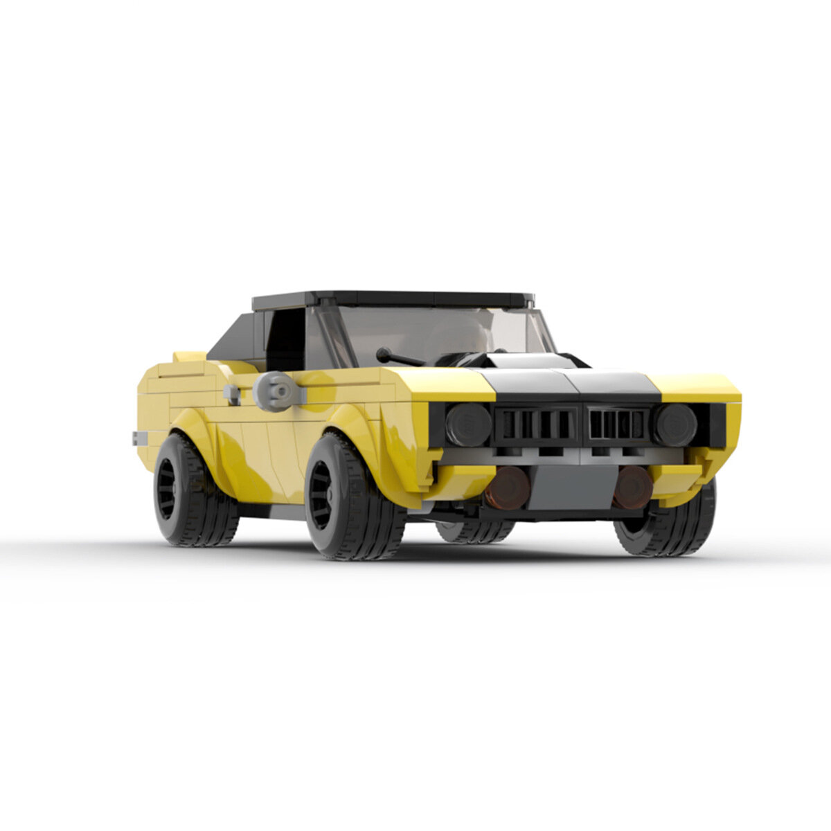 MOC набор пазлов игрушечная модель, Камаро 1969 года креативная сборка автомобиля, детский подарок