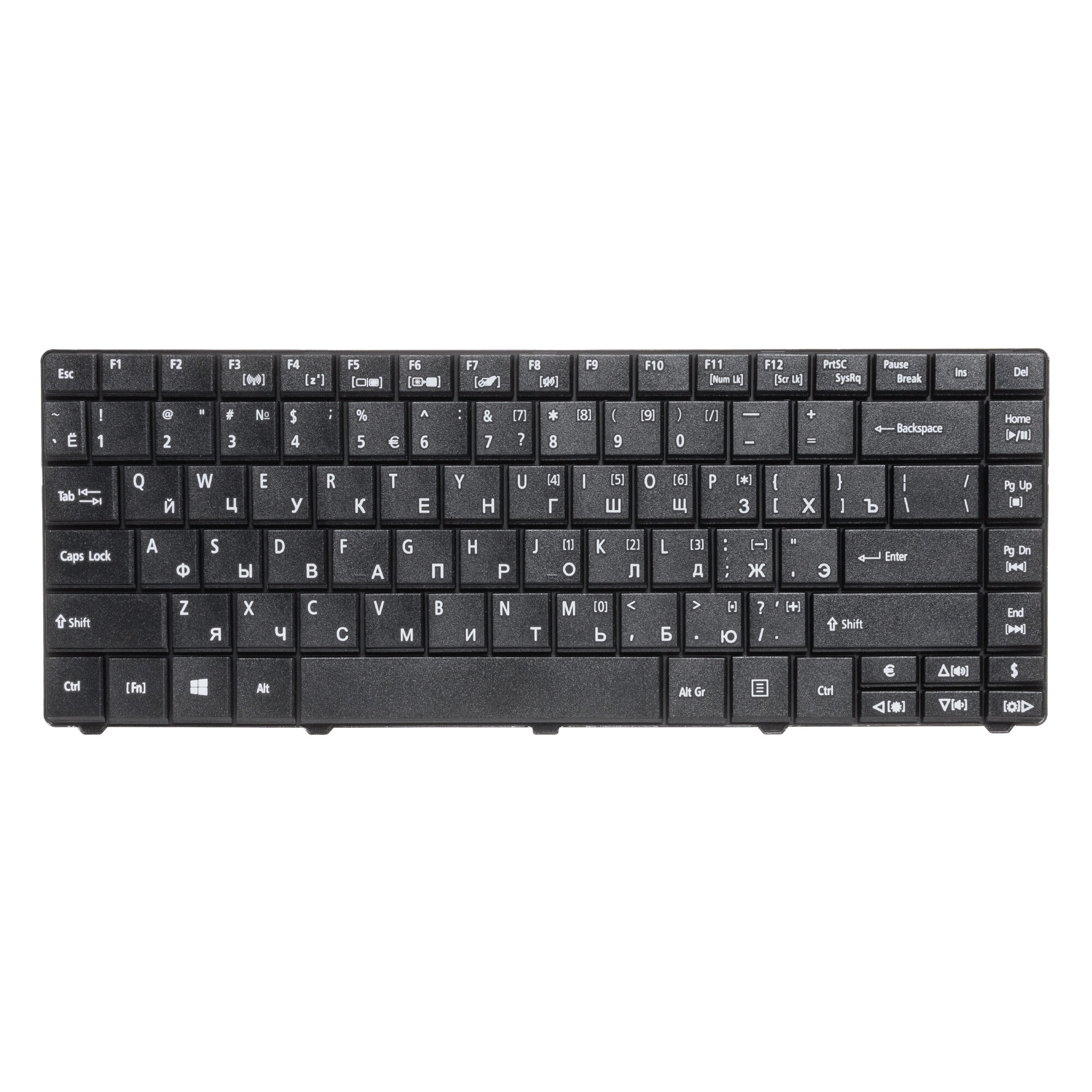 Клавиатура с подсветкой для ноутбука Acer TravelMate 8371 / Acer TravelMate 8471 / Acer TravelMate 8371G / Acer TravelMate 8471G / Acer ASPIRE E1-431 / Acer ASPIRE E1-471 / Acer ASPIRE E1-421 / Acer ASPIRE E1-421G / Acer ASPIRE E1-431G - черная