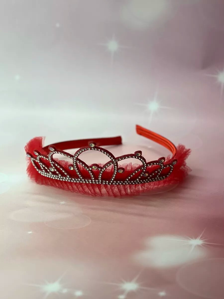 Ободок детский для волос Королевская Корона Новый год 2024