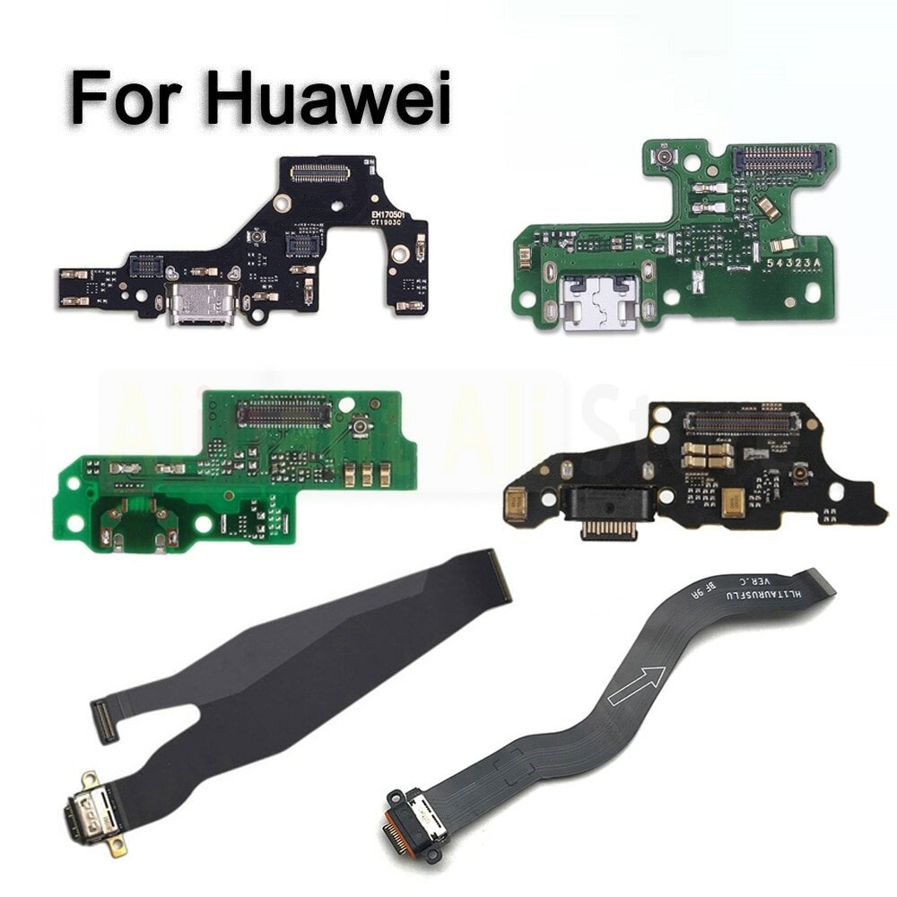 USB-плата зарядного устройства, разъем для микрофона, док-станция, гибкий кабель для зарядки Huawei Mate 7 8 9 10 20 20X