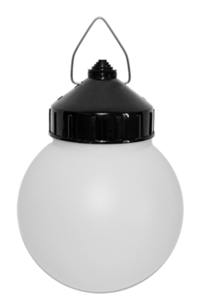 Светильник подвесной потолочный ЭРА НСП 01-60-003 Гранат Е27, в корпусе из полиэтилена, белый, размером 155х155х250мм, 60Вт IP44 / освещение