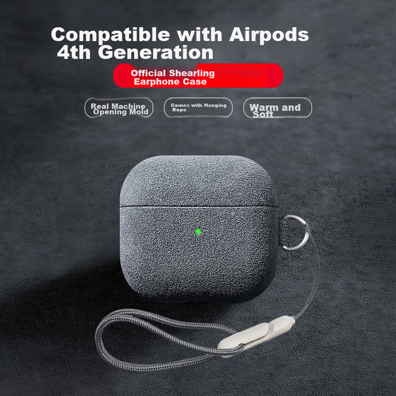 Корпус ESCASE AirPods 4, Защитная крышка для наушников Apple четвертого поколения, Шумоподавляющий корпус Bluetooth,