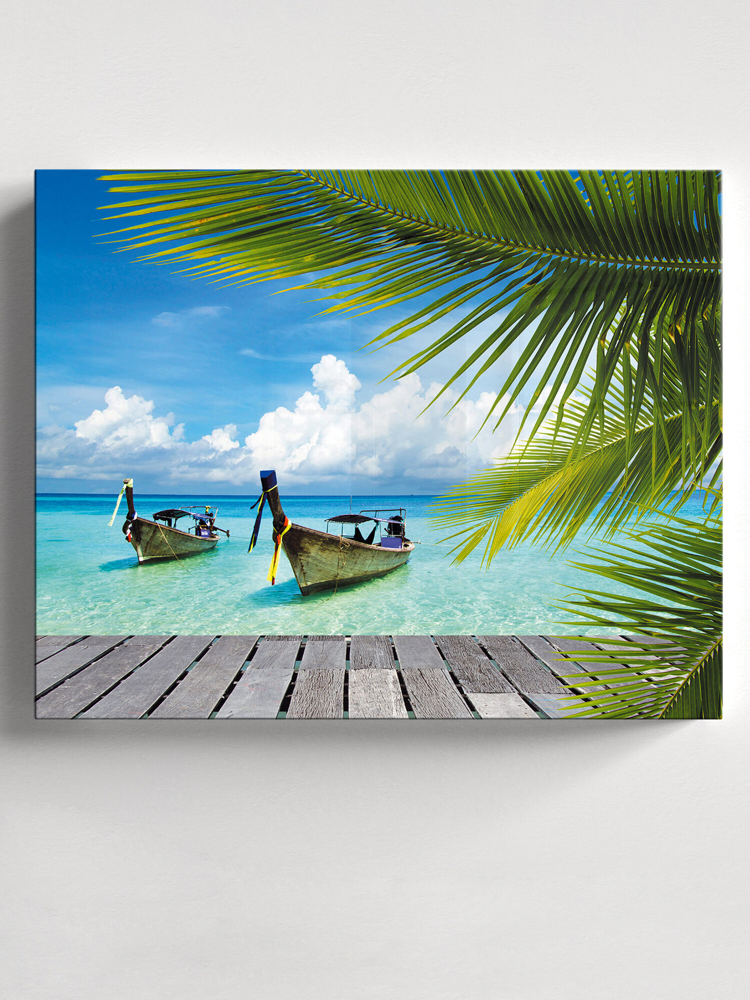 Картина Postermarket "Таиланд" на стекле, морской пейзаж, 40x50