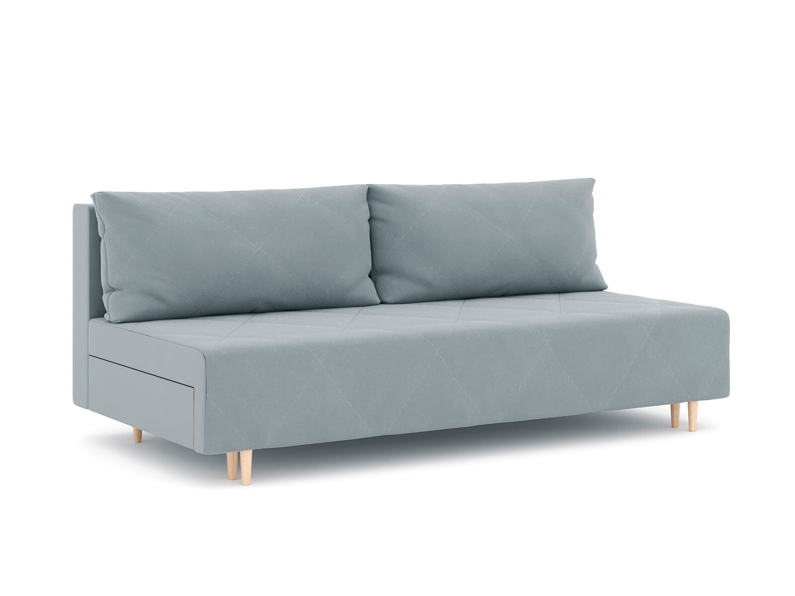 Диван прямой Милли без локтей, Маус