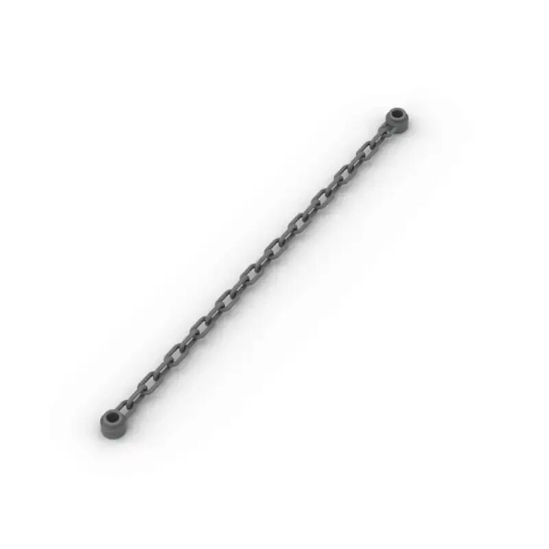 Цепь LEGO 1x16, 10 шт, серый (199-dark grey)