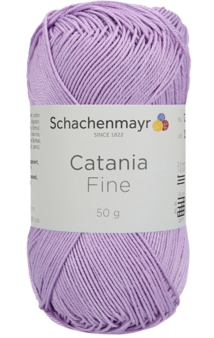Catania Fine /Катания Файн/ пряжа Schachenmayr Originals, MEZ, 9807300 (01022, *, flieder (сирень), фиолетовый)