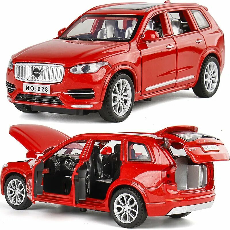 Maisto Volvo XC90 красный SUV, модель 1:32