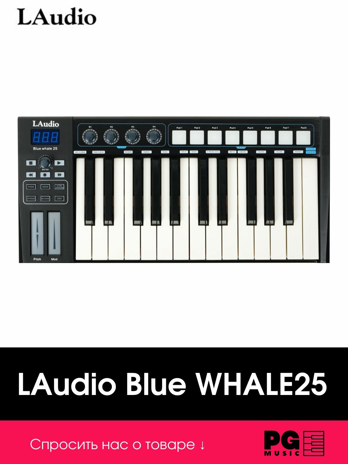 MIDI-клавиатура LАudio Blue-WHALE25