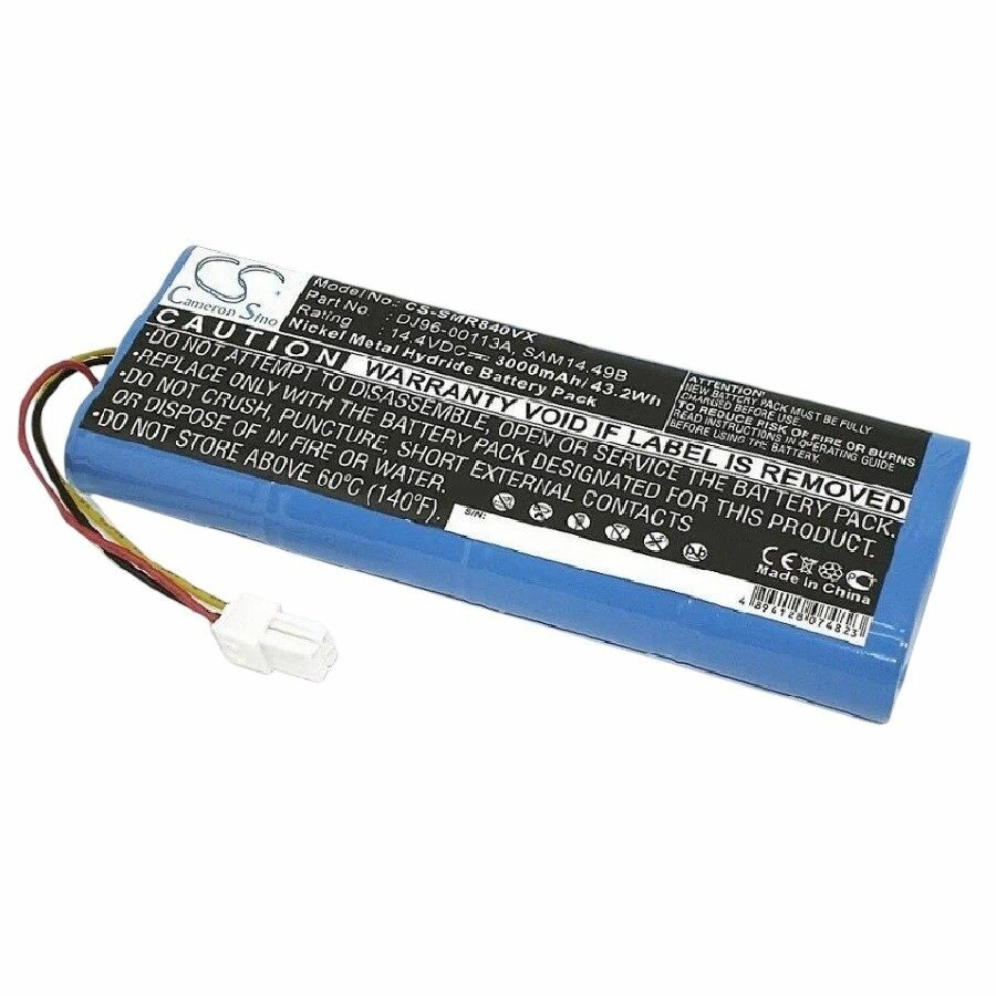 Аккумулятор для пылесоса Samsung VC-RA52V, VC-RE70VSSR8930, SR9630 DJ96-0083C, SAM14.49B 3000mAh 14.4V Ni-MH