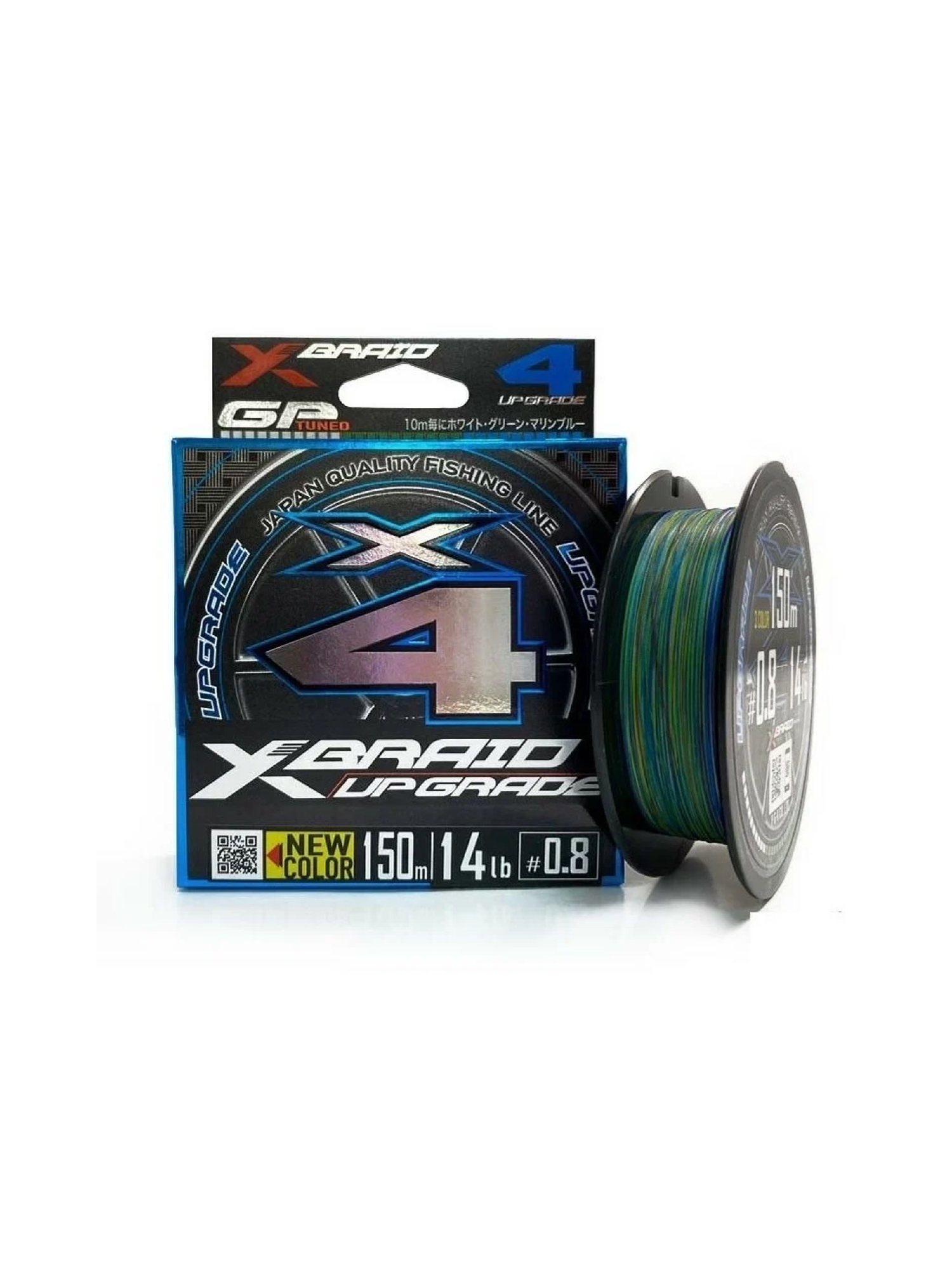 Плетеный шнур для рыбалки X-Braid UPGRADE X4 3Color 180м # 0.5 (10Lb)