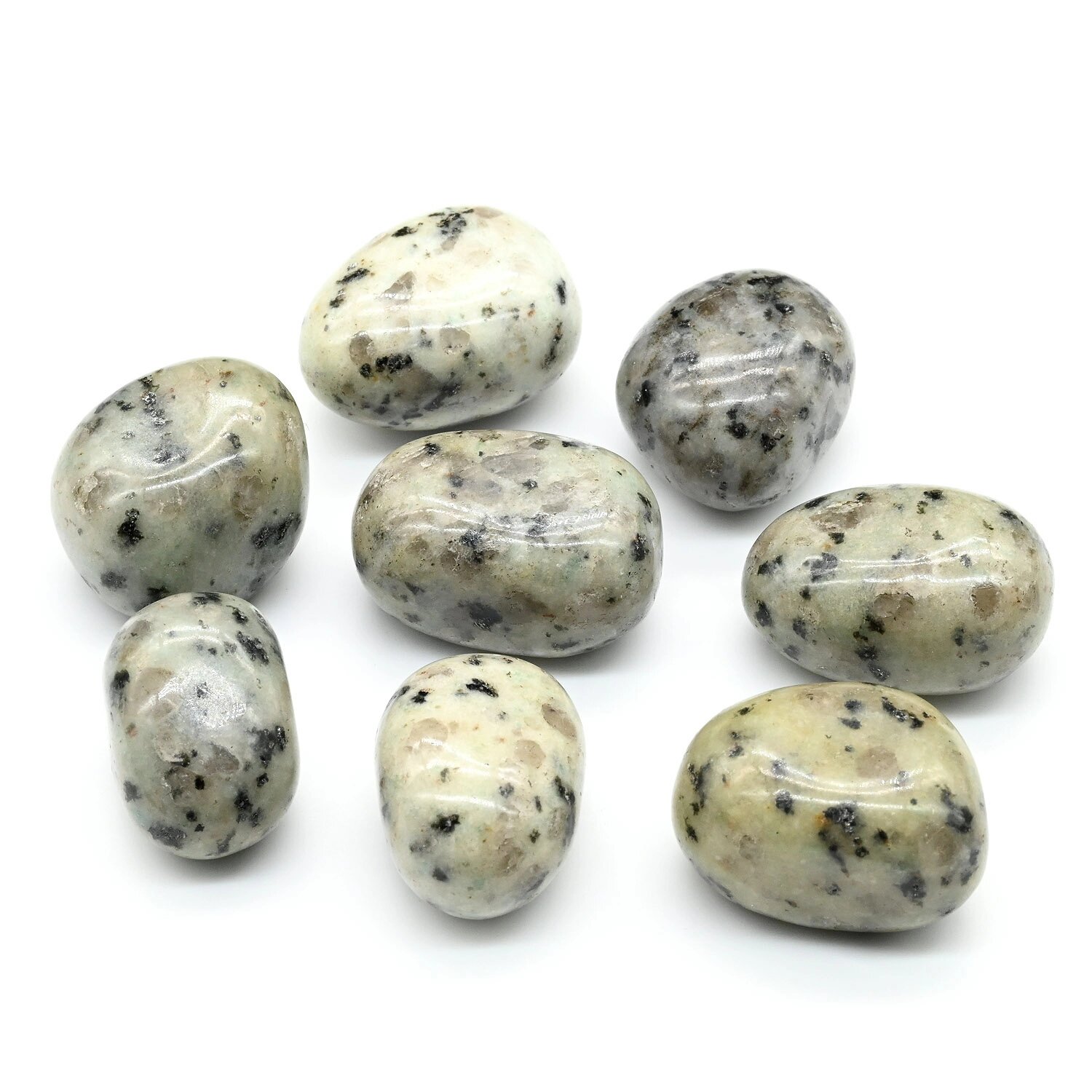 Яшма киви галтовка фракция 15-30мм, упаковка 200г .