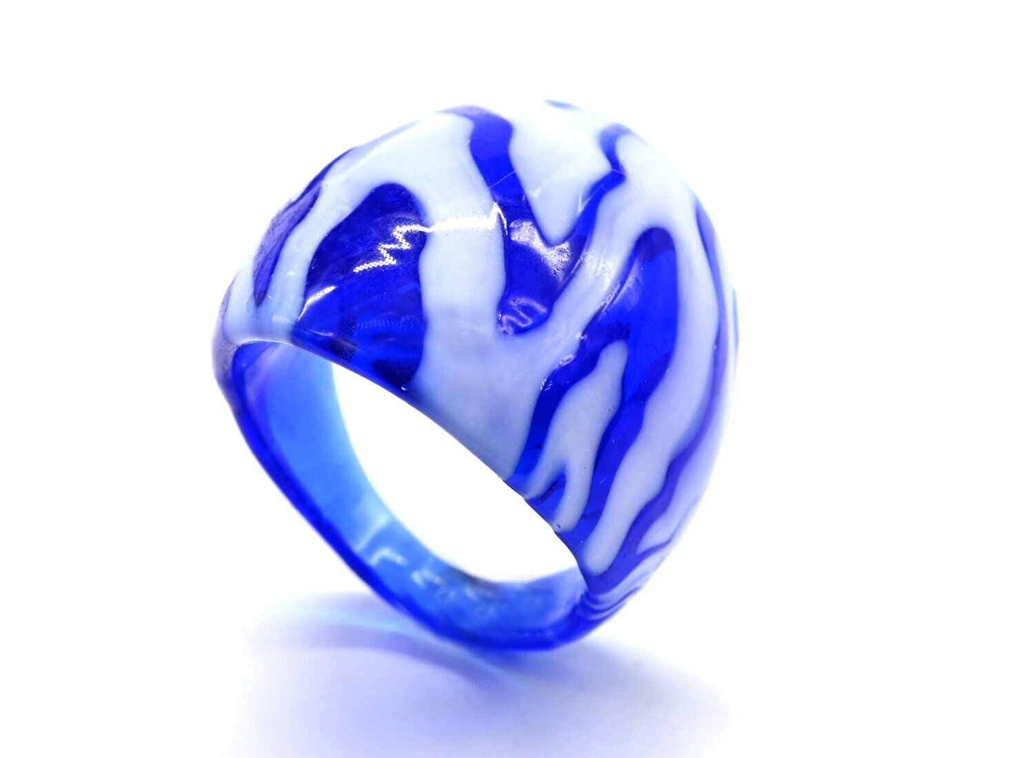 Кольцо, муранское стекло