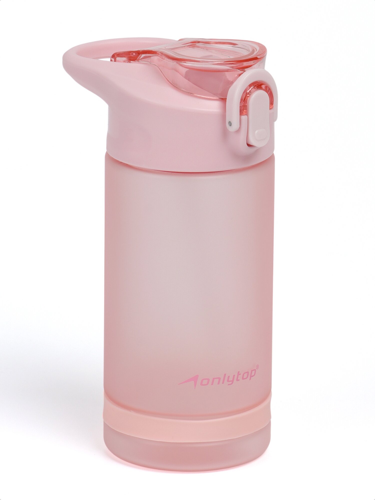 Бутылка для воды Onlytop, объём 550 мл, пластик/тритан, цвет розовый