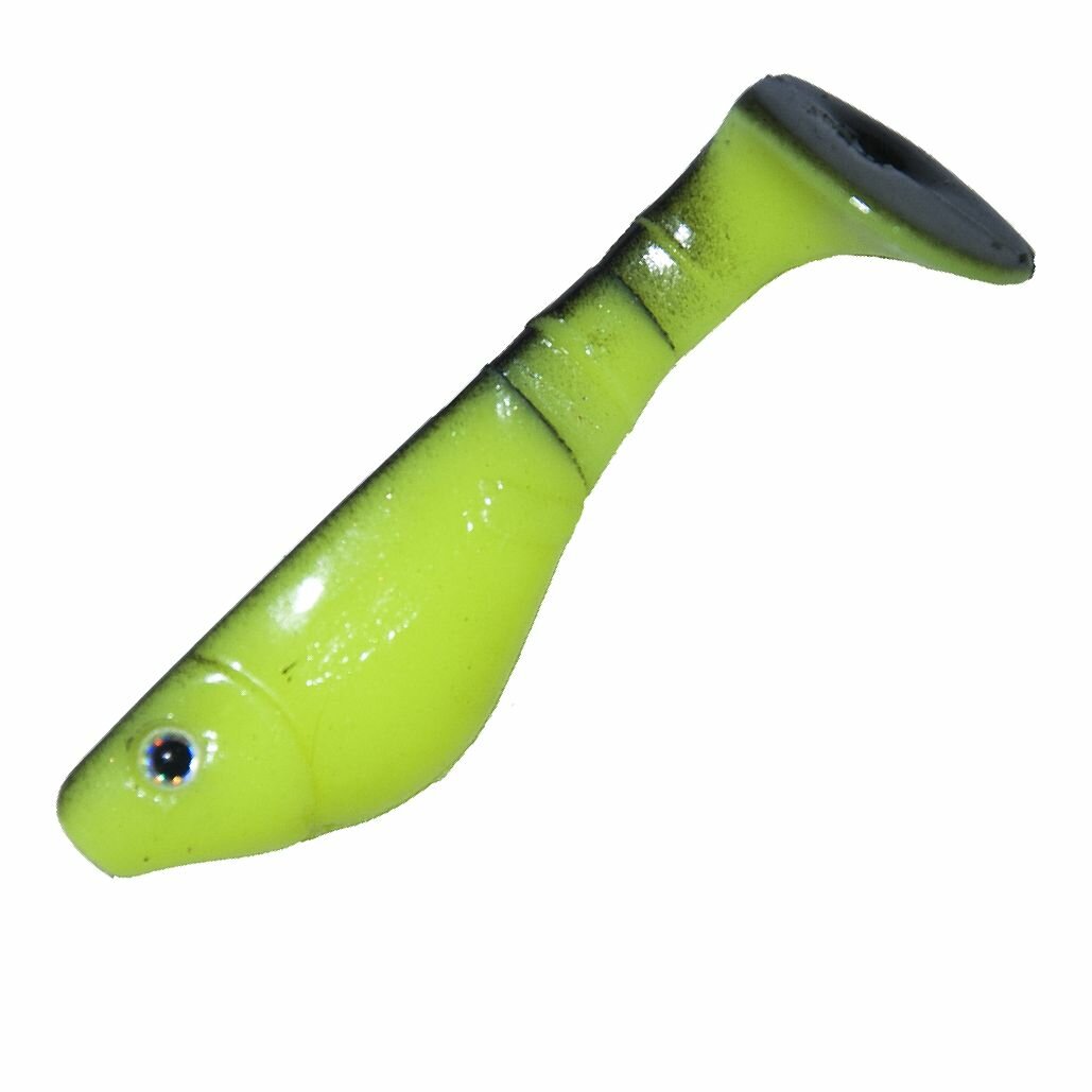 Силиконовая приманка на щуку, на судака, на окуня RUBICON Power Bait RIPPER-SHAD, 50 мм, цвет P158 (10 шт) /мягкая съедобная резина для рыбалки