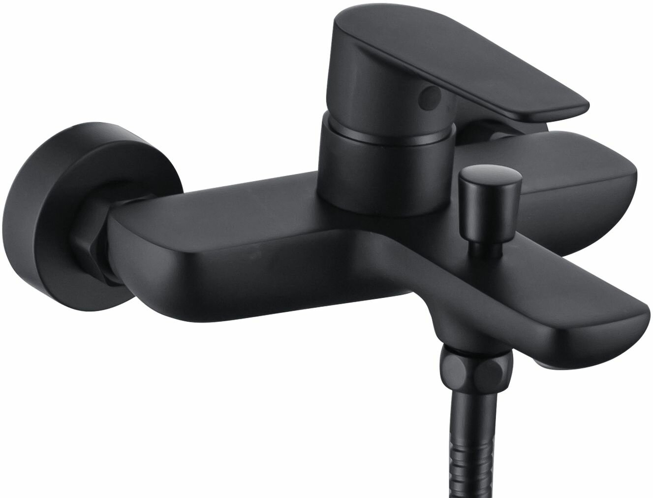 Смеситель для ванны Allen Brau Eclipse 2.0 5. E1A03-31 черный матовый