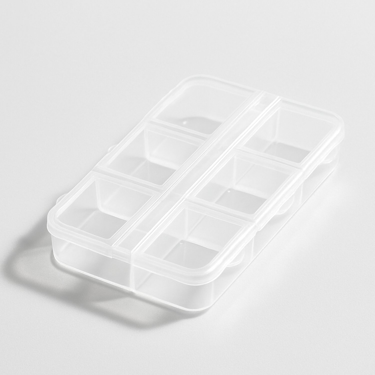 Бокс для страз и дизайна Zoo Nail Art 1864 6 ячеек пластиковый