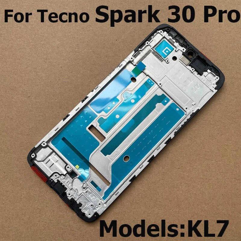 Средняя рамка для Tecno Spark 30 30C Pro, передняя задняя панель, лицевая панель Spark 30 Pro