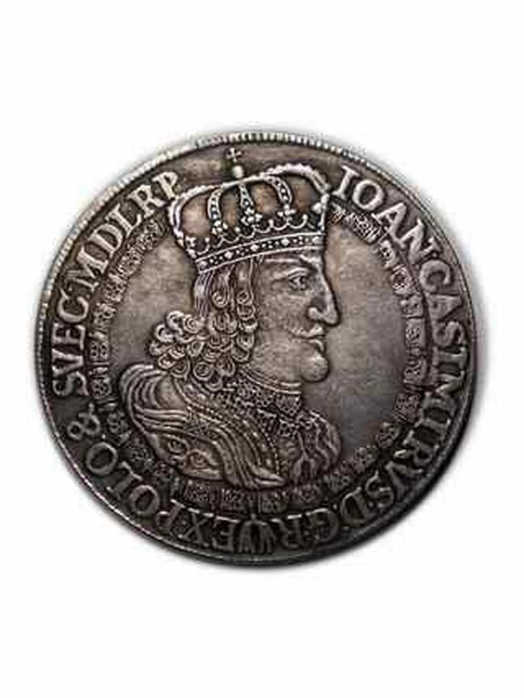 Польский Талер 1652 Ян Казимир Познань сувенирная копия монеты, нумизматика, деньги для коллекции