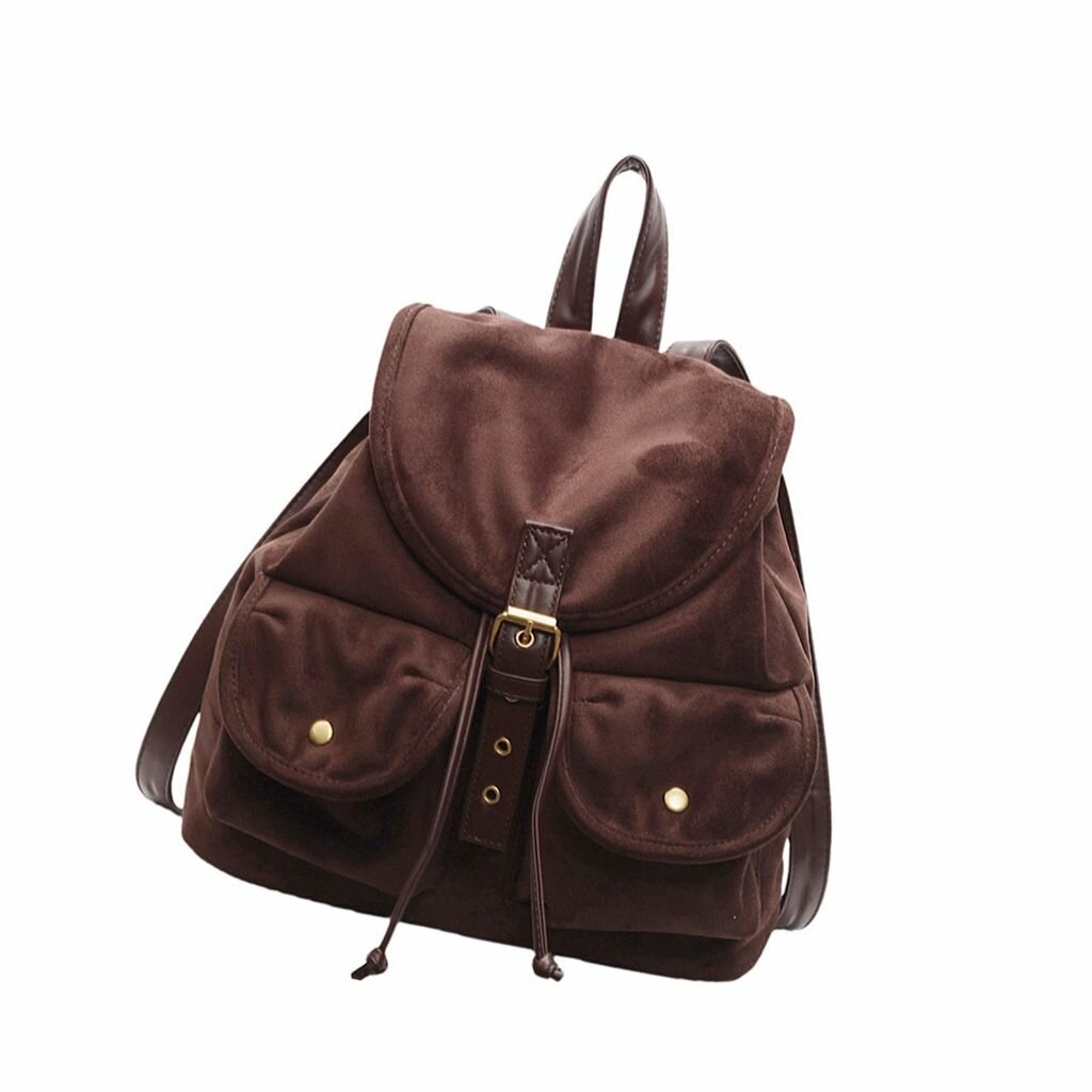Рюкзак, Кэжуальный корейский рюкзак в японском стиле - кофейный, один