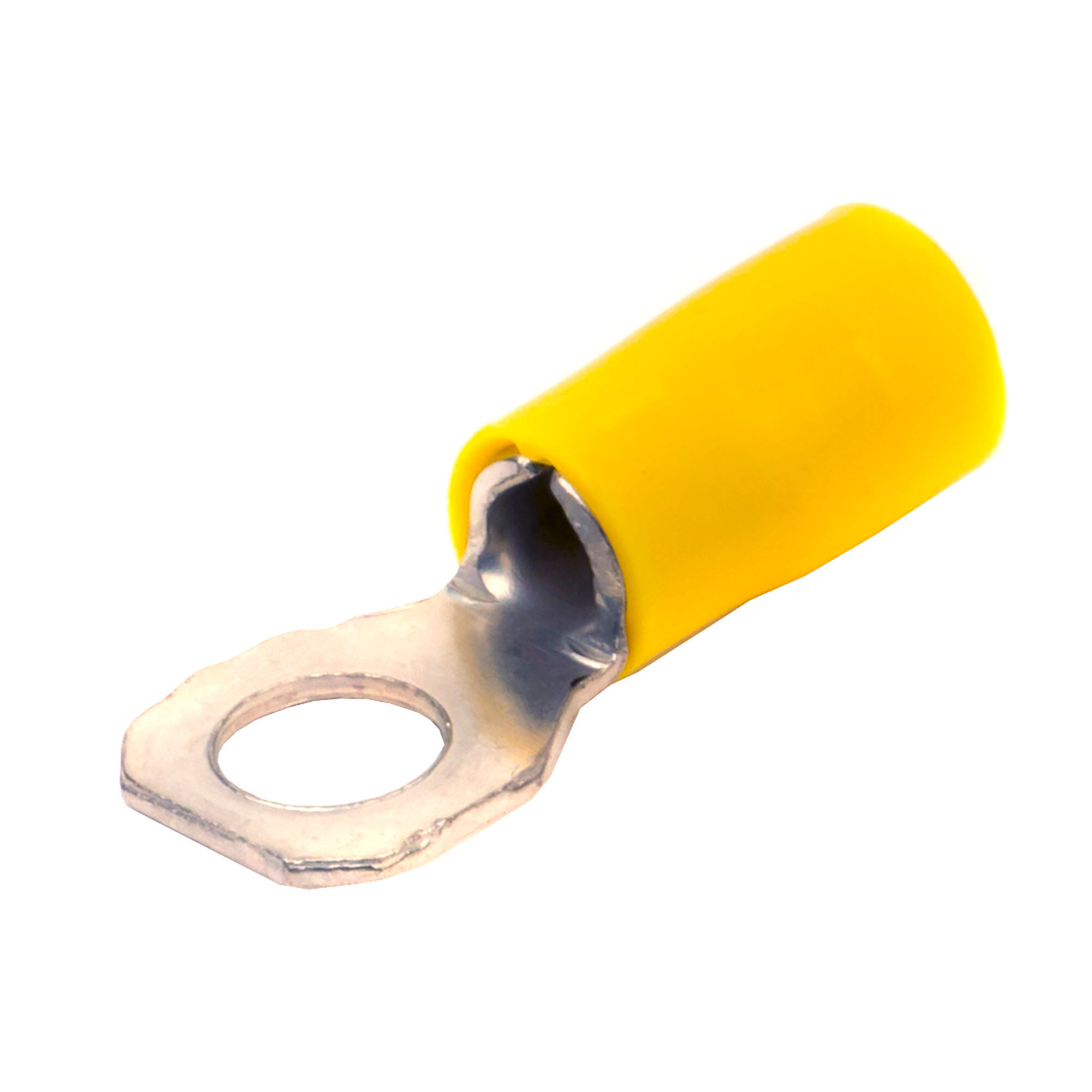 Наконечник DKC НКИ с отверстием под винт и изолир. фланцем 2,5-6мм 5,2мм [уп.50шт] жёлтый 2C5P