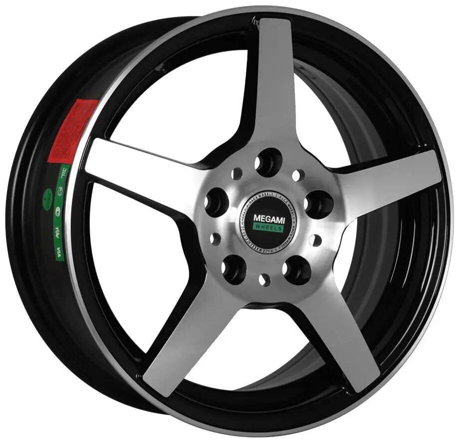 Колесный диск Megami AF-07 6x15 5*100 ET38 D57.1 BKF